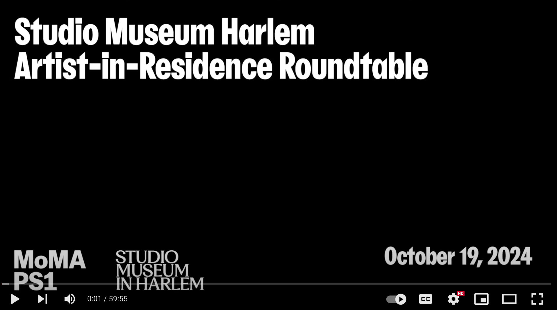 Artists in Residence 2023-24 Roundtable | Studio Museum in Harlem